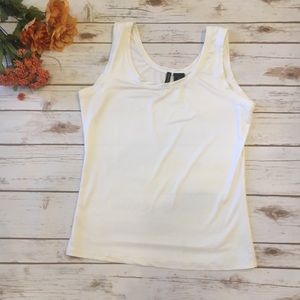 new directions | Tops | New Direction Stretch White Basic Top | Poshmark